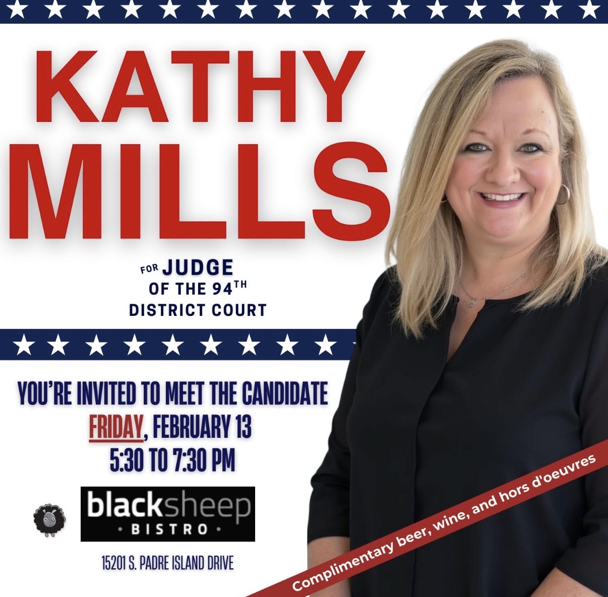 Meet and Greet Kathy Mills, Candidate for Judge of the 94th District ...