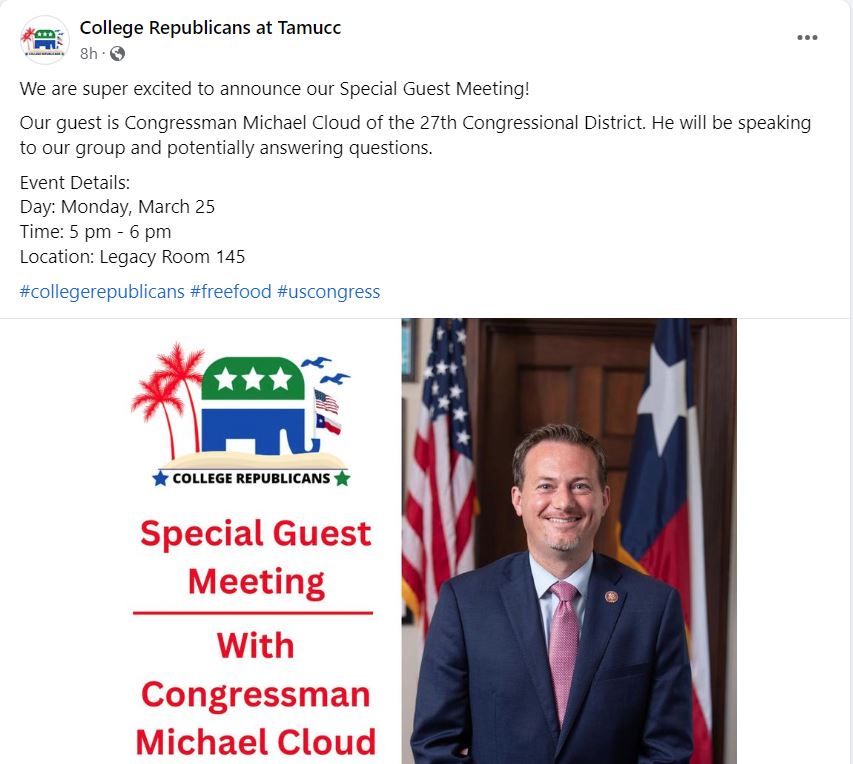 College Republicans at Texas A&M University @ Corpus Christi TAMUCC 3 ...