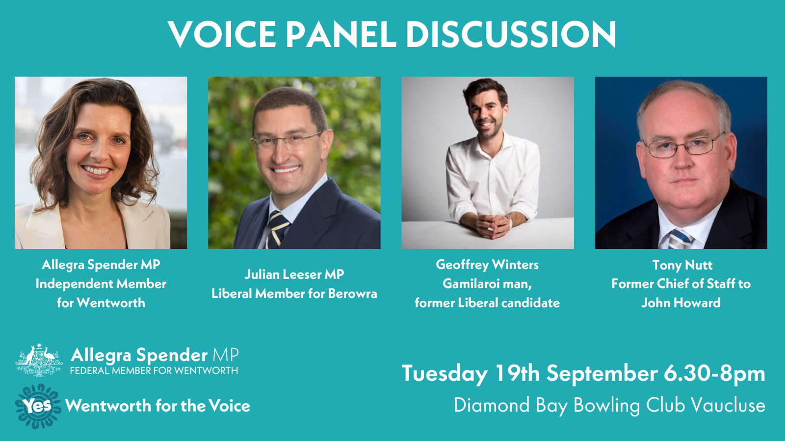 Voice to Parliament: Conservatives for the Voice Panel - Allegra Spender