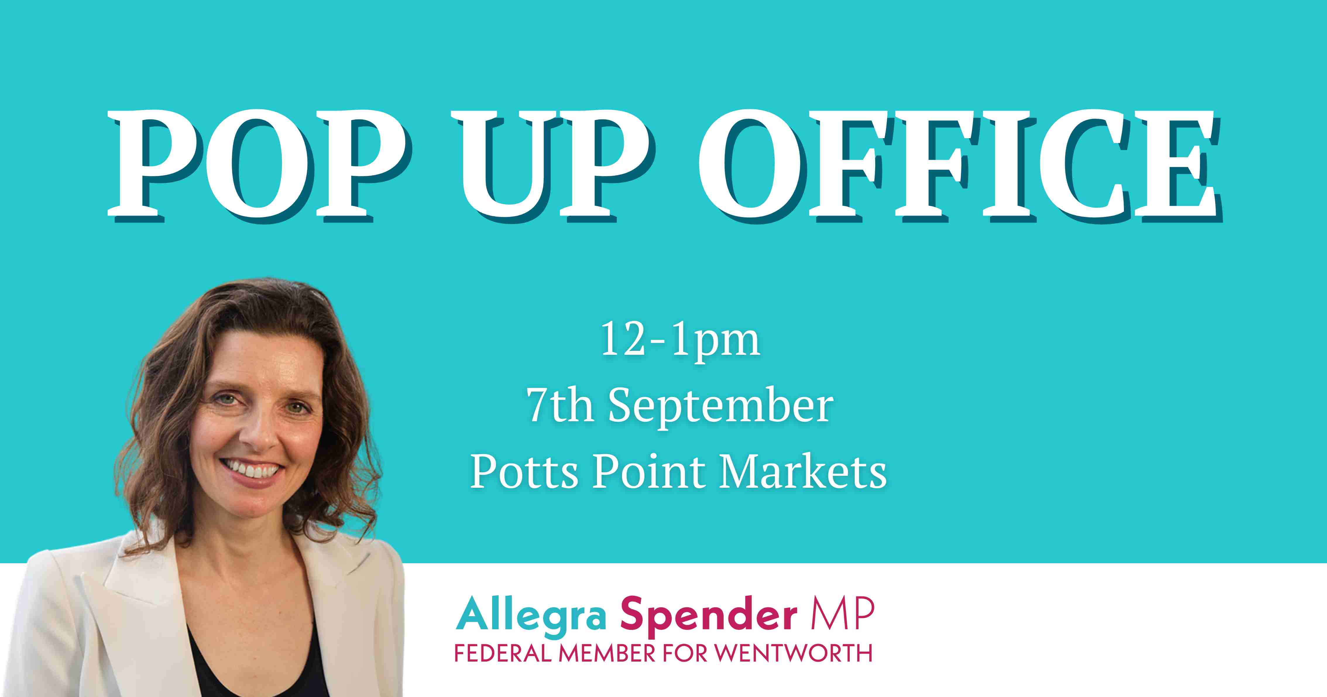 Potts Point Markets Pop Up Office - Allegra Spender - WENTWORTH'S ...