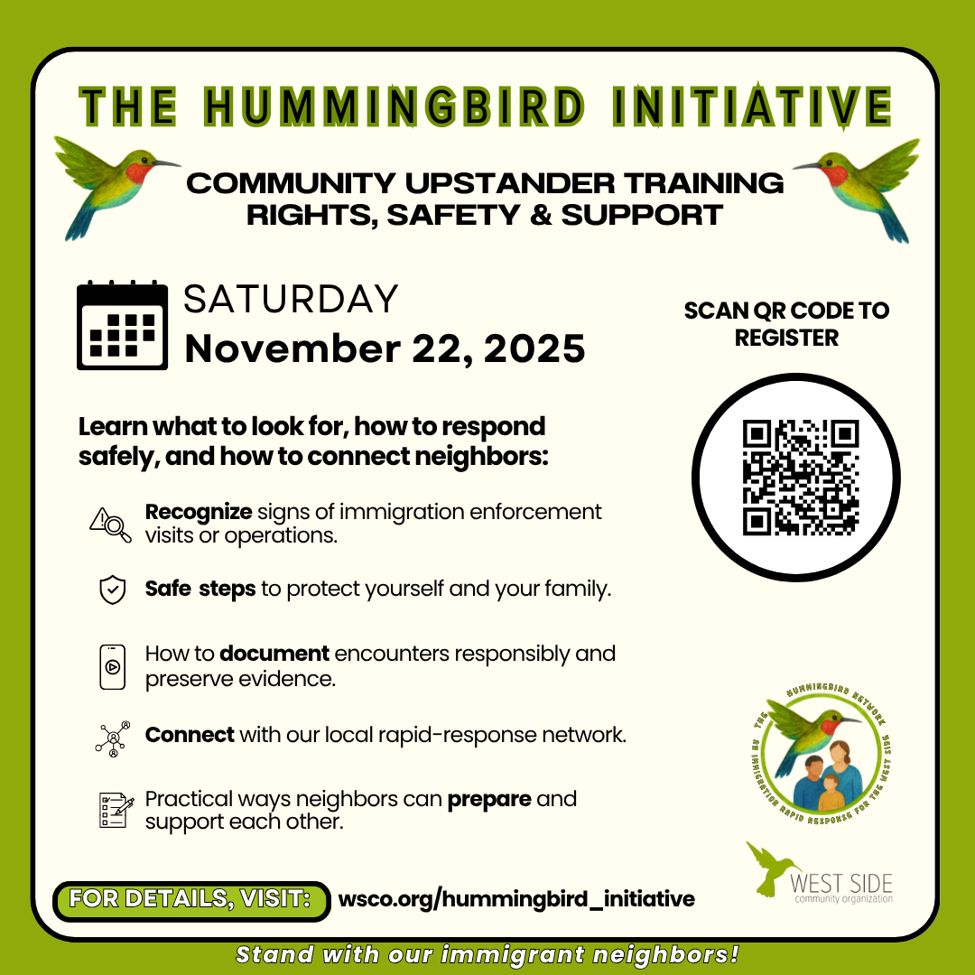 Community Upstander Training - West Side Community Organization