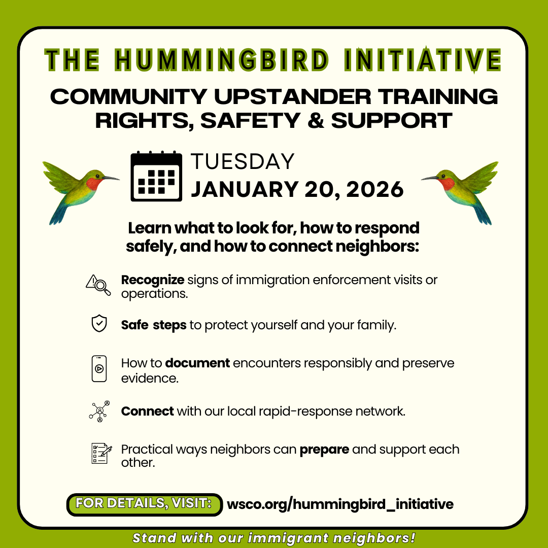 Community Upstander Training - West Side Community Organization