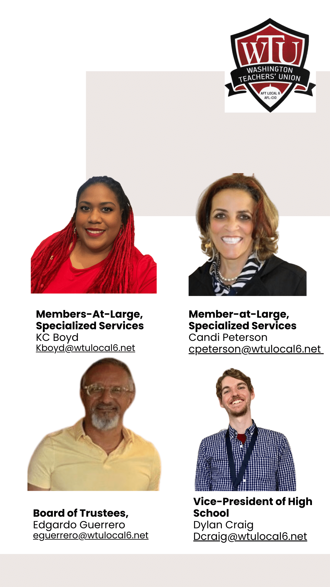 Board of Directors - WTU Local 6 - Custom Theme