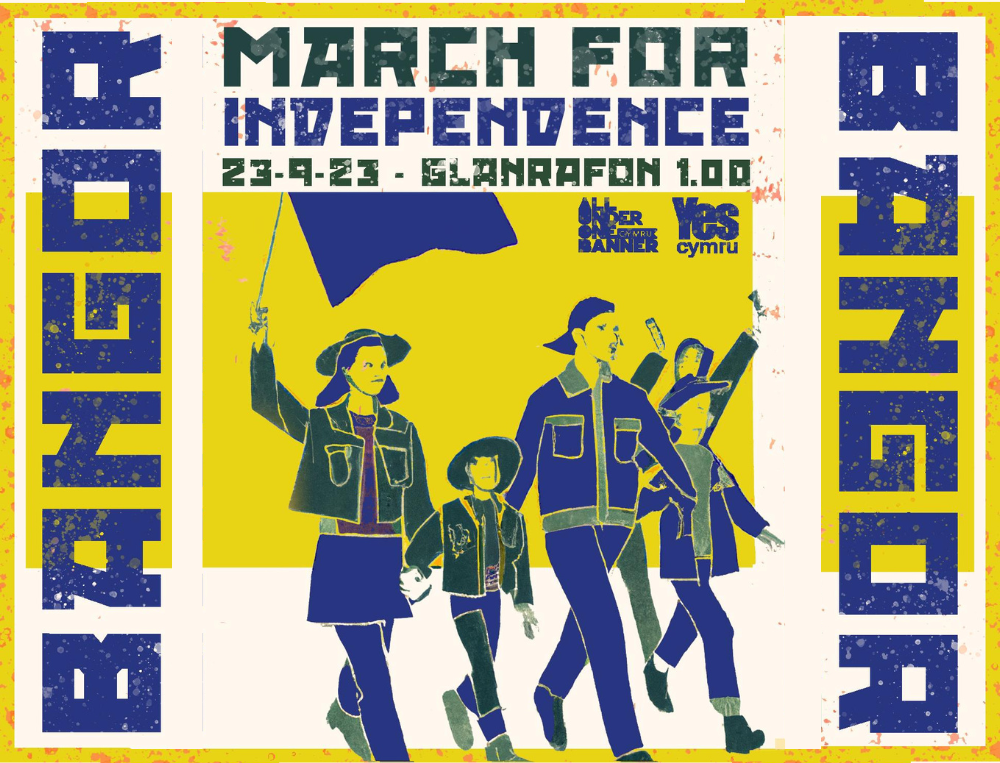 March for Independence - Bangor - YesCymru EN