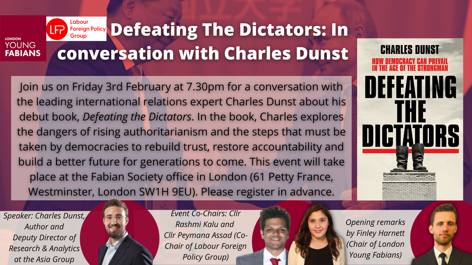 Defeating The Dictators: In Conversation with Charles Dunst - Young Fabians